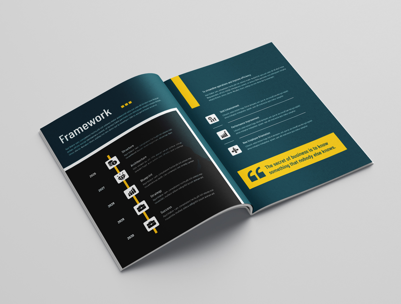Procedure Handbook Brochure For Corporate Companies Template by ...