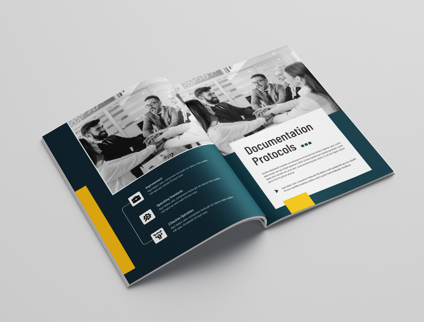 Procedure Handbook Brochure For Corporate Companies Template by ...