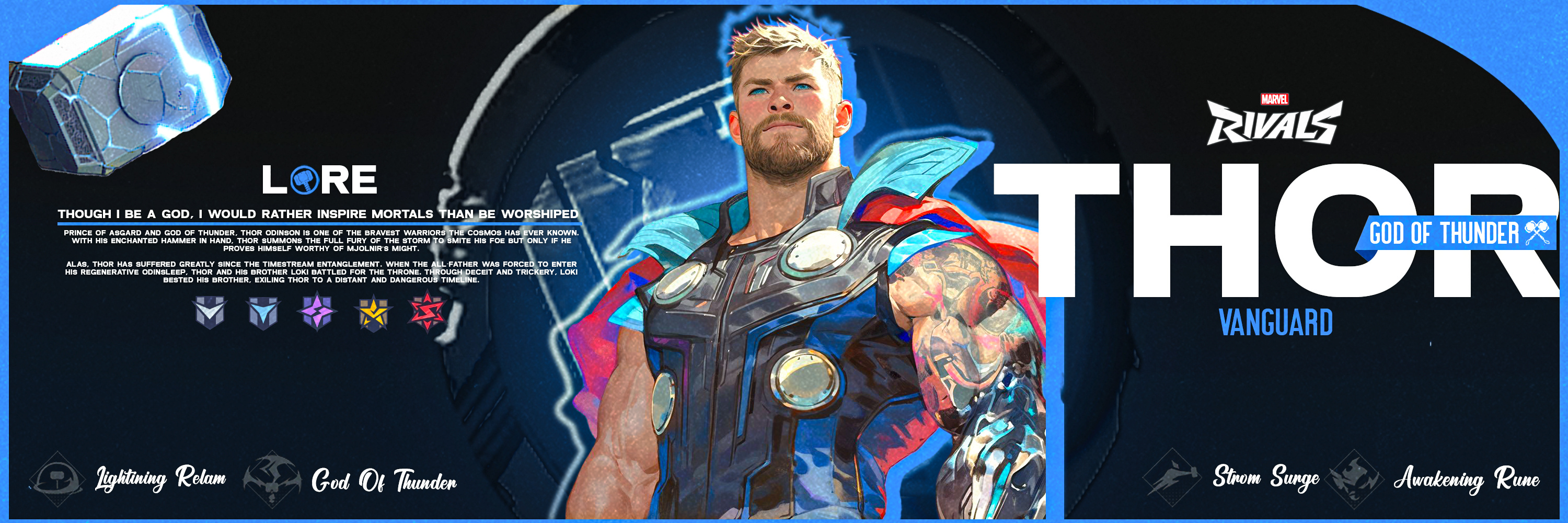 Marvel Rivals Header design | Thor Vanguard by Adib Hasan on Dribbble