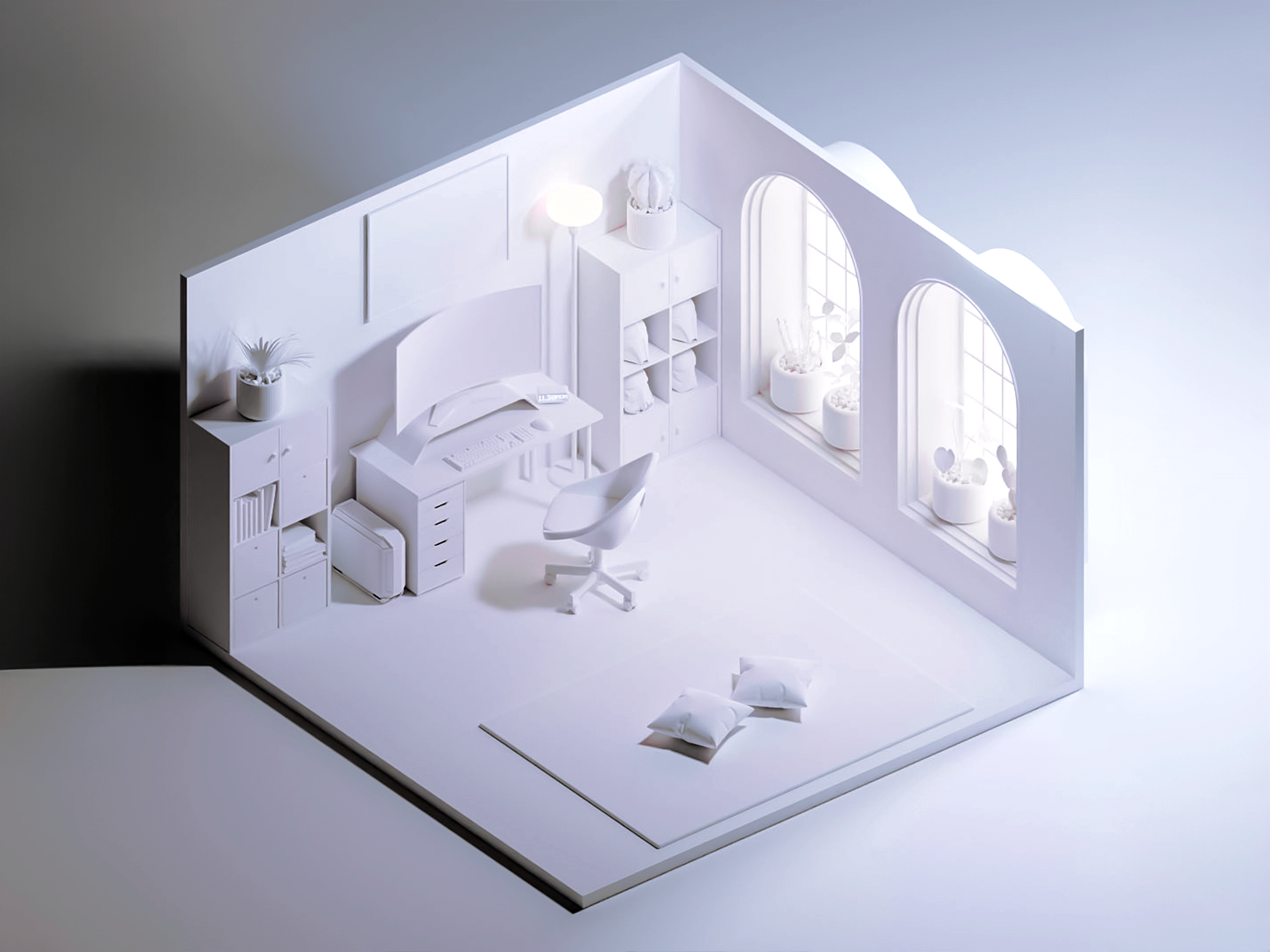 Cozy Gamer's Corner by Martin Handl on Dribbble