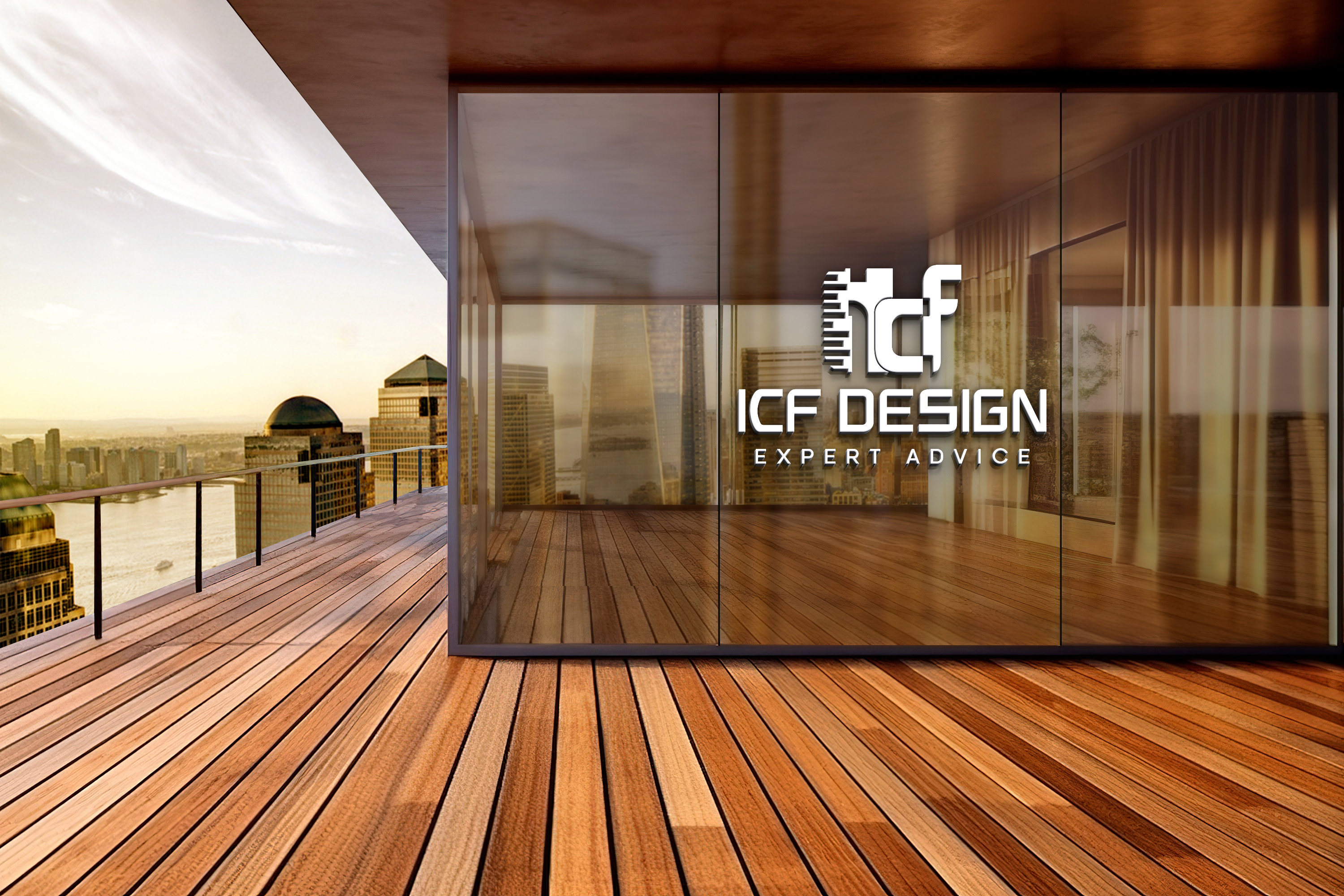 ICF Design – Construction Brand Identity by Lamia Akter on Dribbble