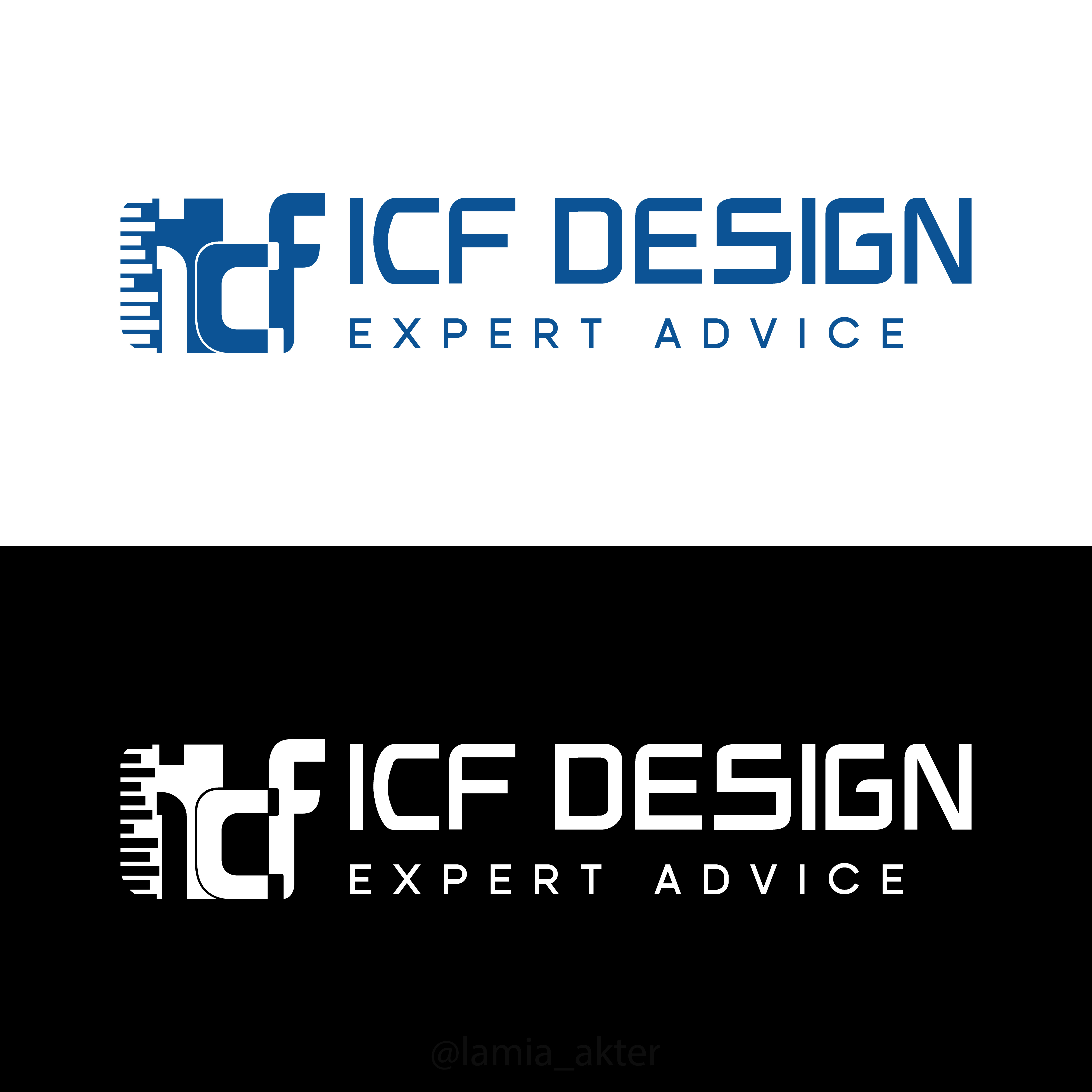 ICF Design – Construction Brand Identity by Lamia Akter on Dribbble