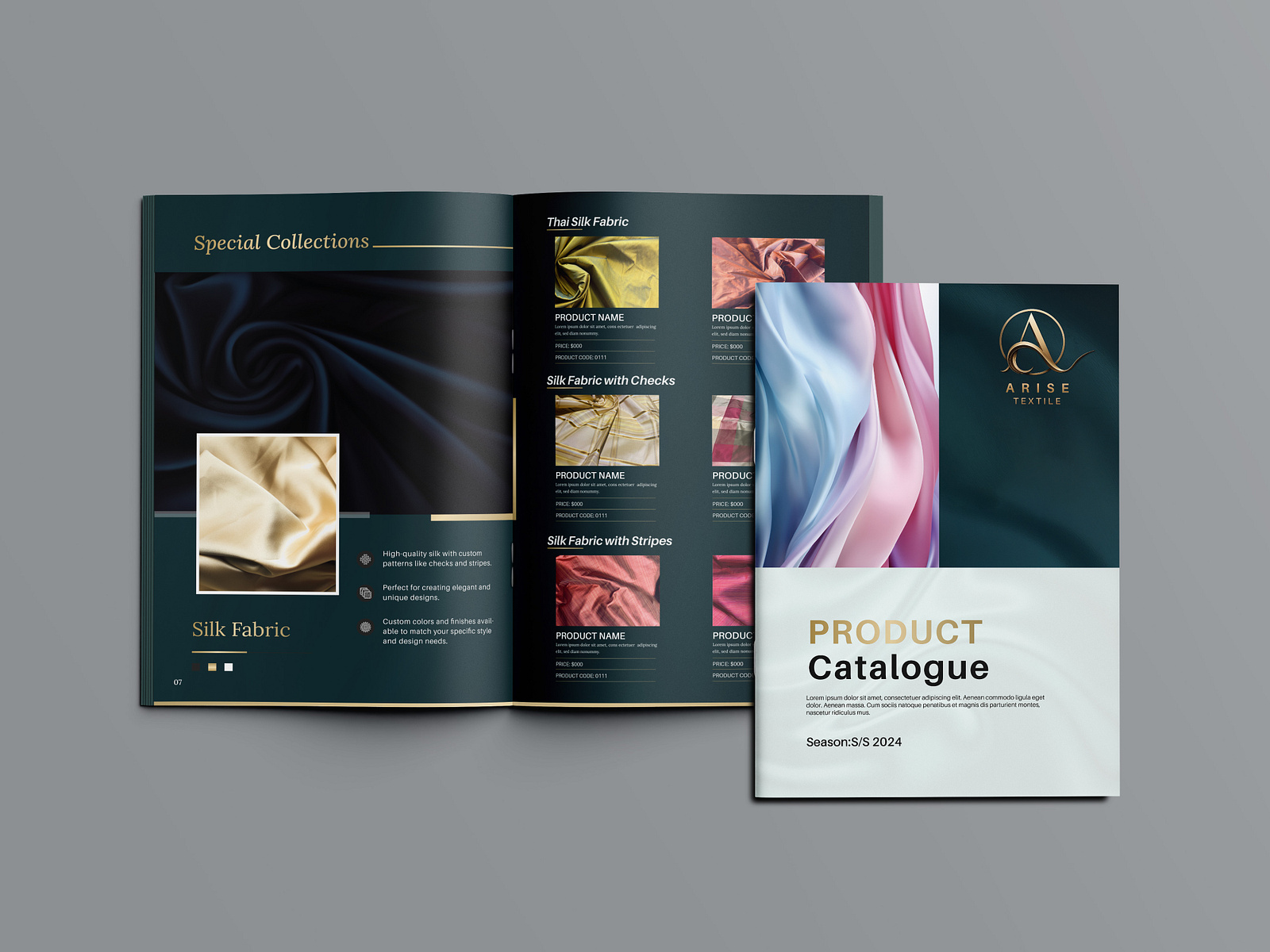 Textile Brochure | Catalogue by Mihir Pithawala on Dribbble
