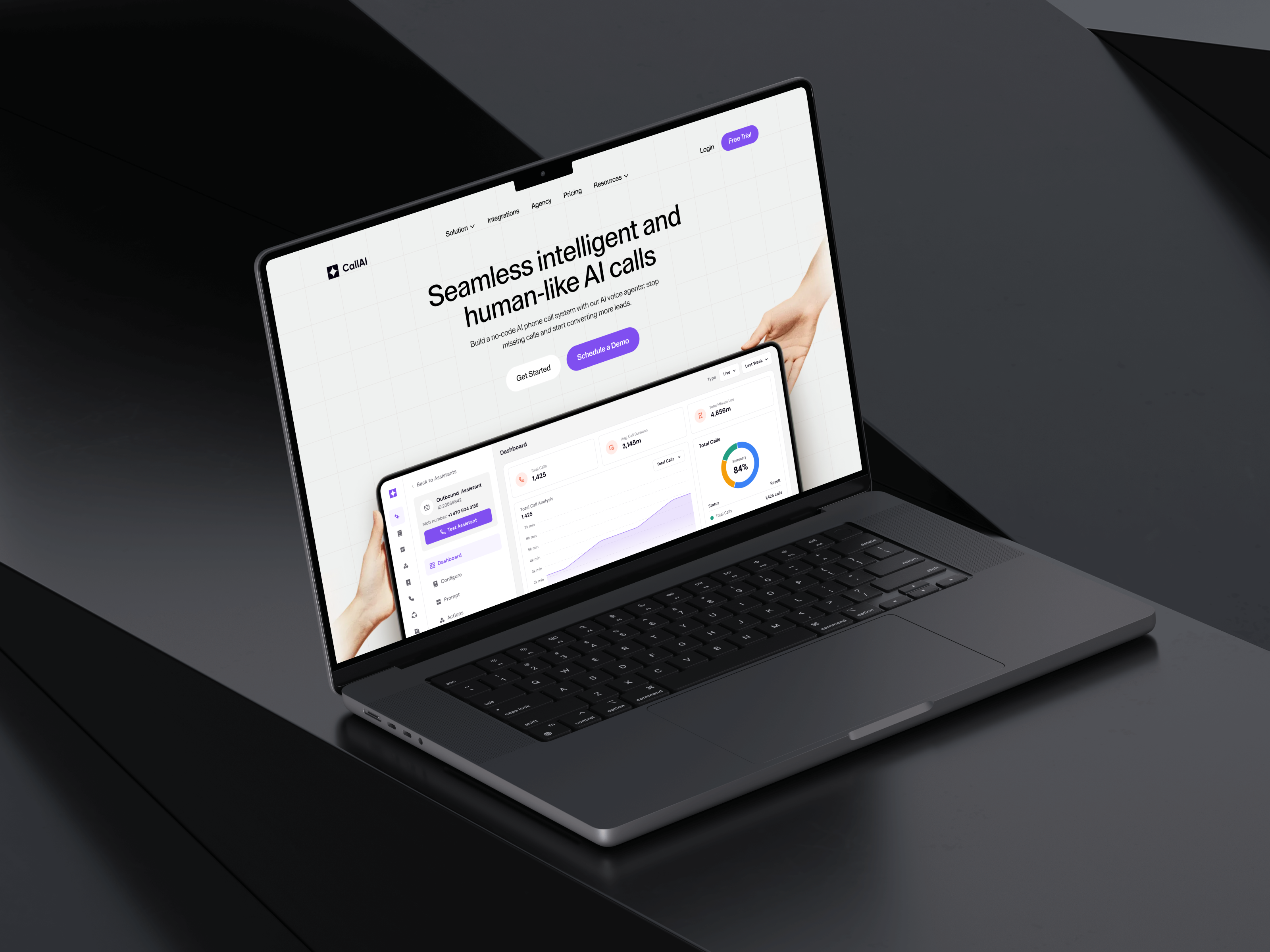 CallAI Voice AI Agent- SaaS Website Design by Shahid Miah UI UX Designer for Wavespace - UI/UX ...