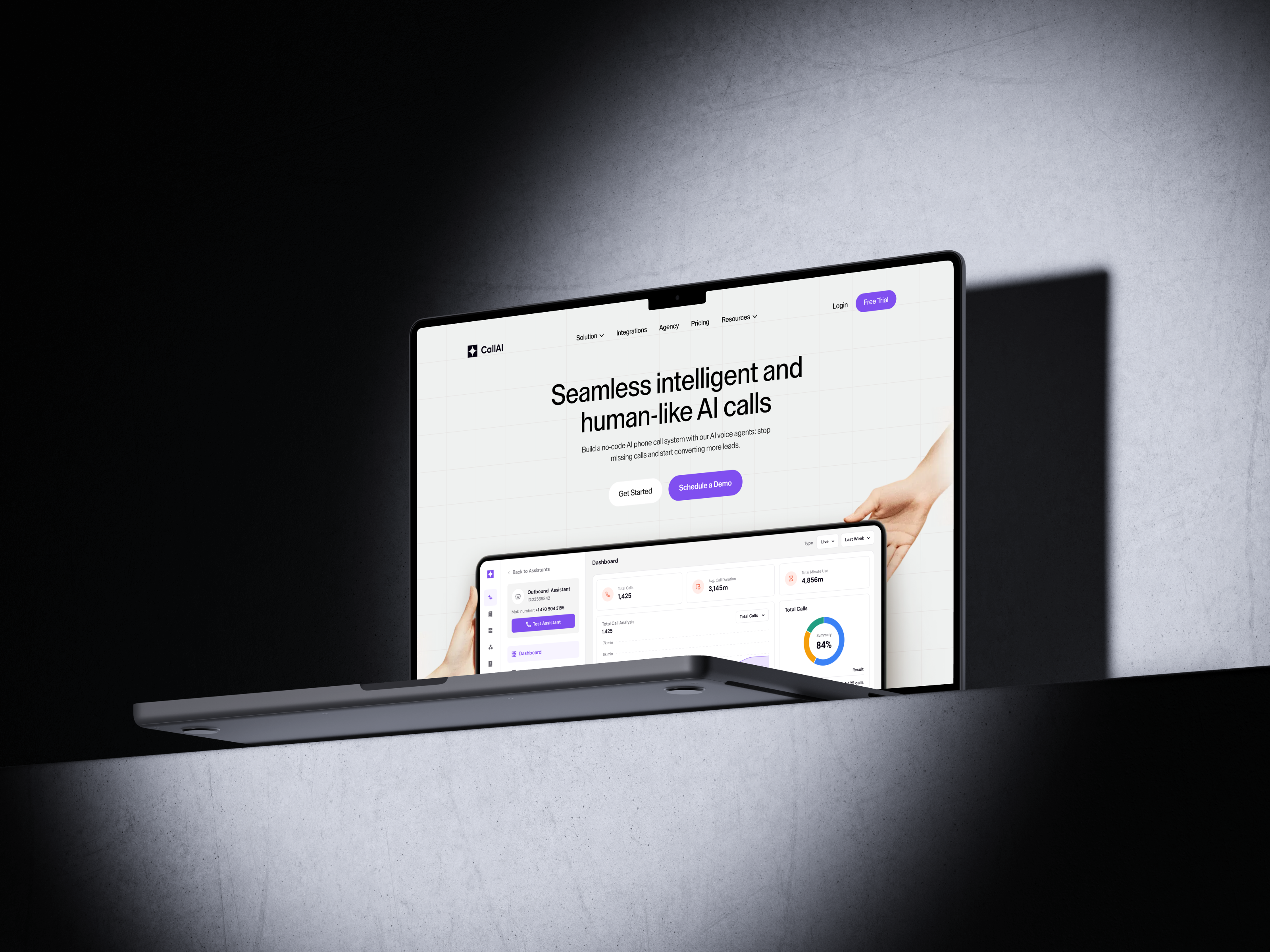 CallAI Voice AI Agent- SaaS Website Design by Shahid Miah UI UX Designer for Wavespace - UI/UX ...