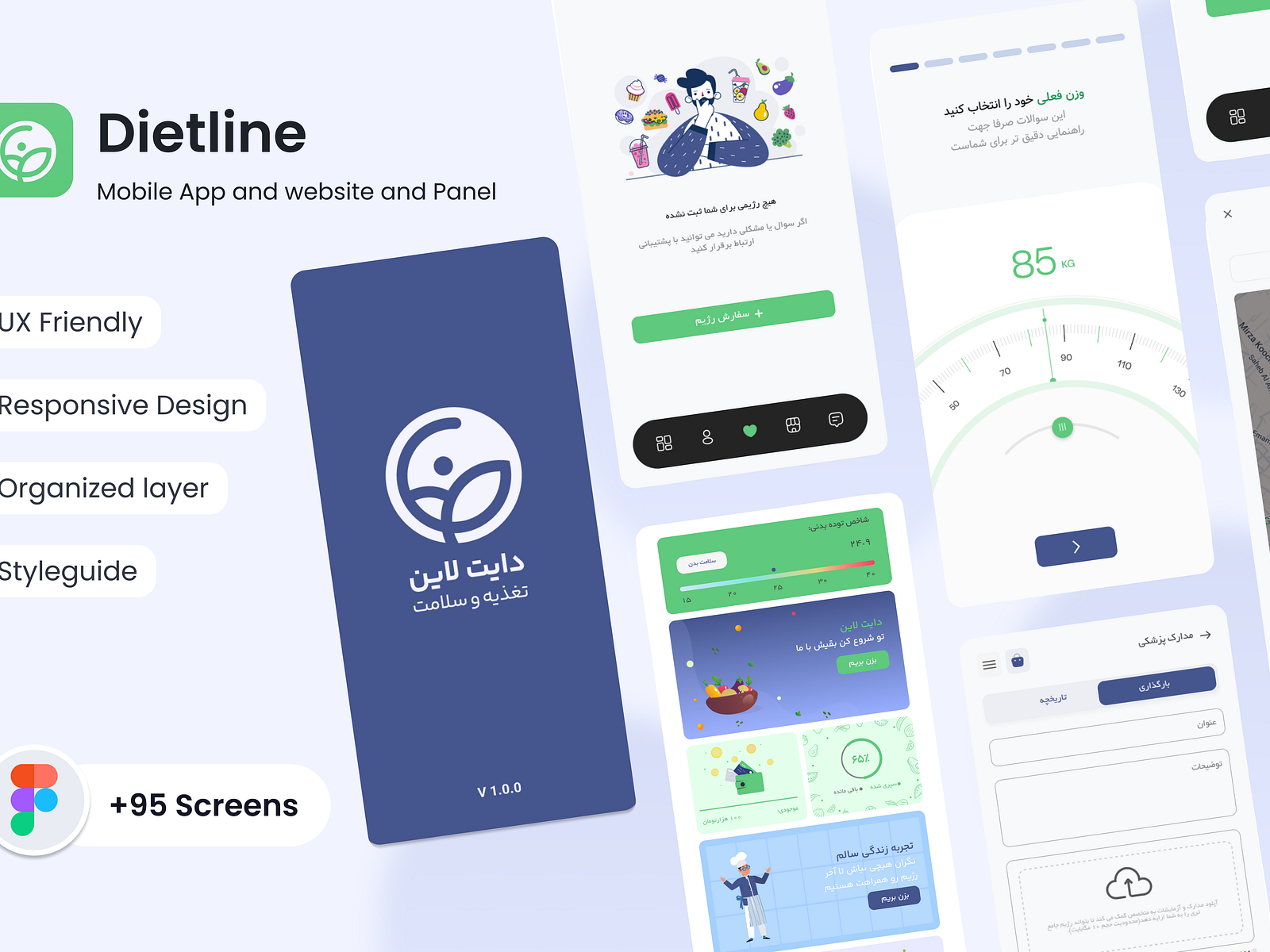 Diet App UI by Bahar on Dribbble