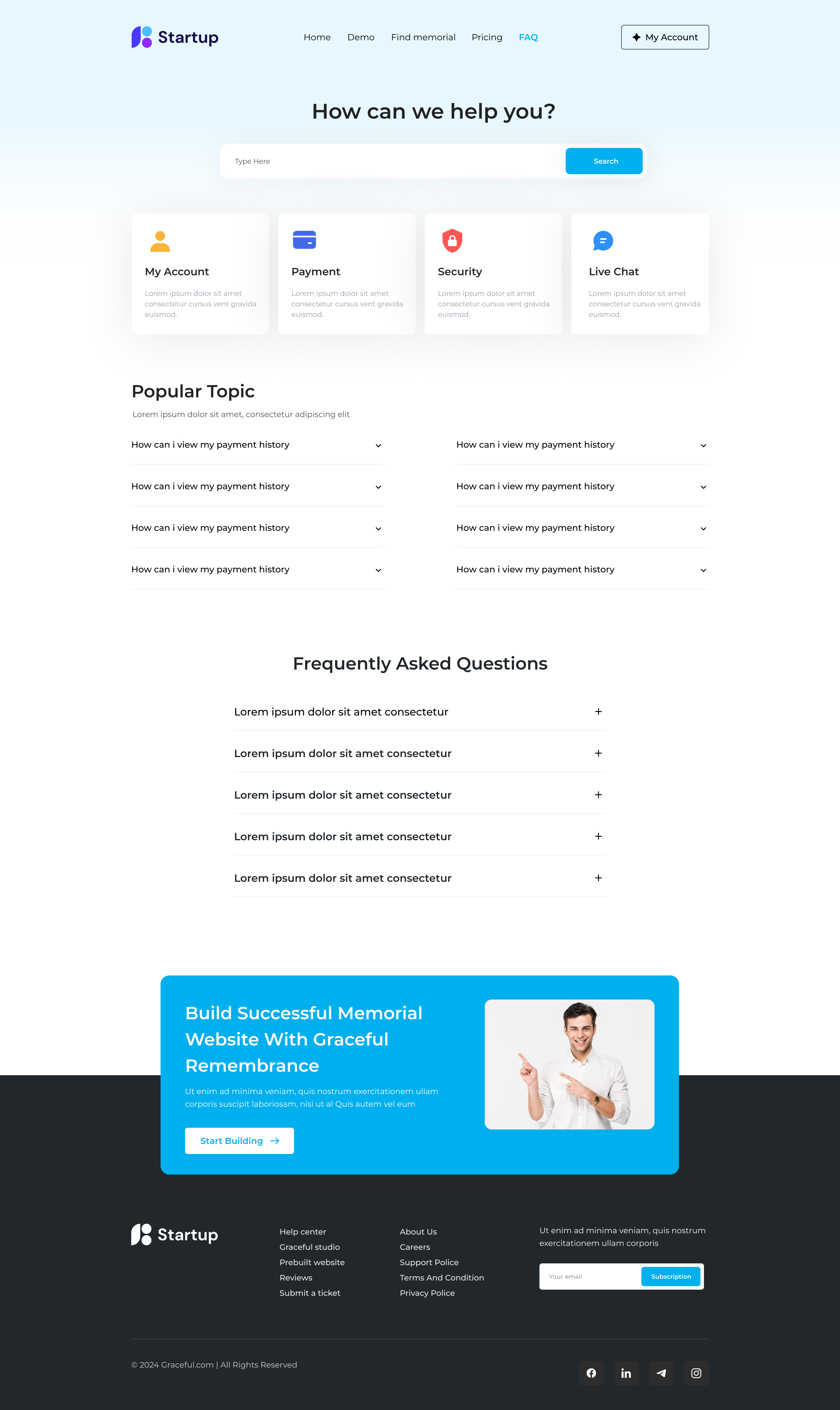 FAQs Ui Page Design by SajJad ‌ on Dribbble