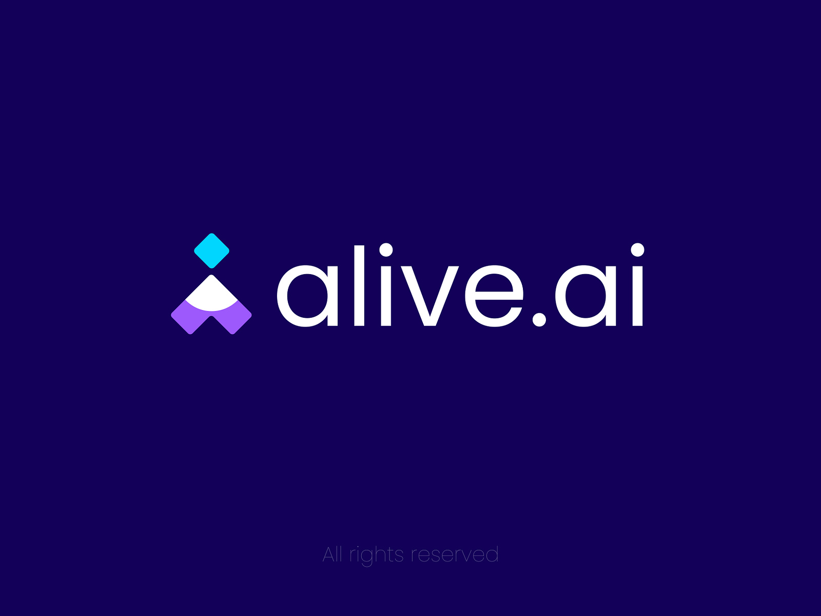 Alive.AI – Futuristic Minimal Tech Logo for AI & SaaS Brands by ...
