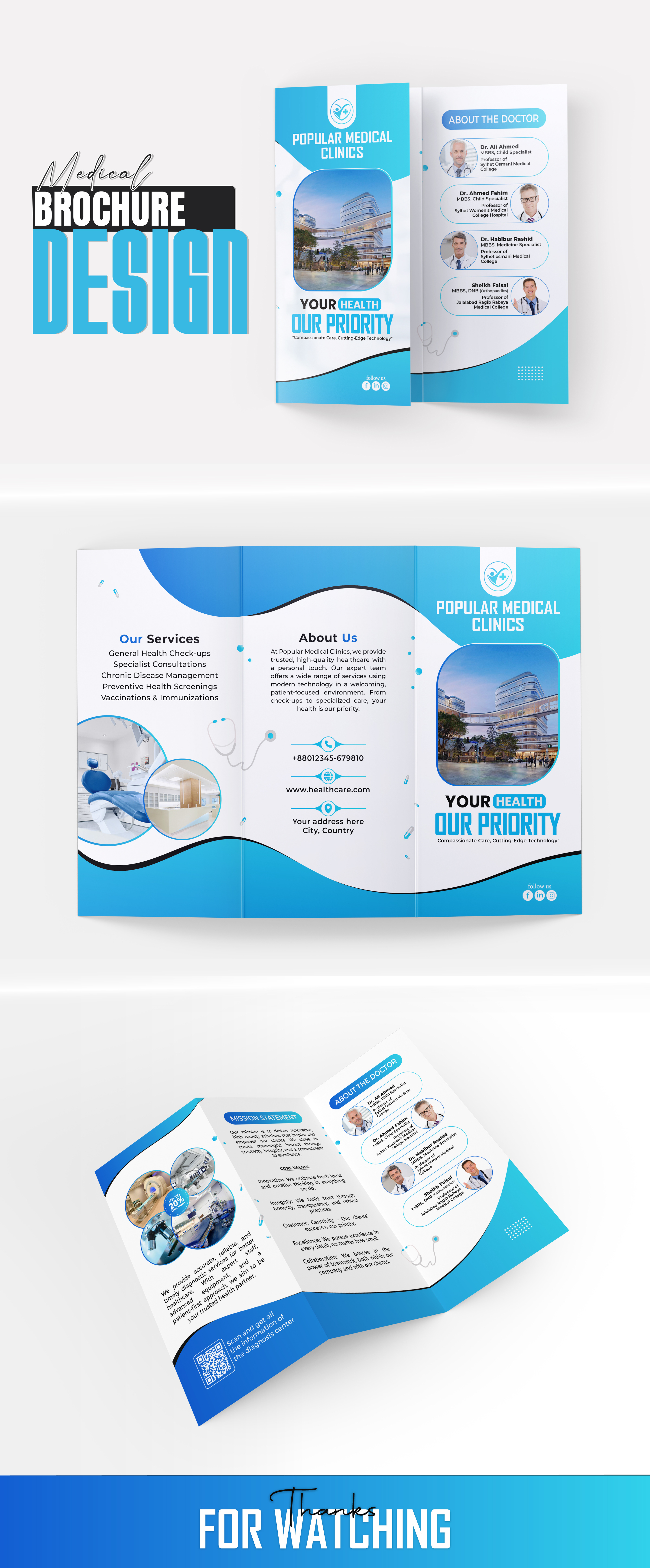 Doctor Brochure designs, themes, templates and downloadable graphic ...