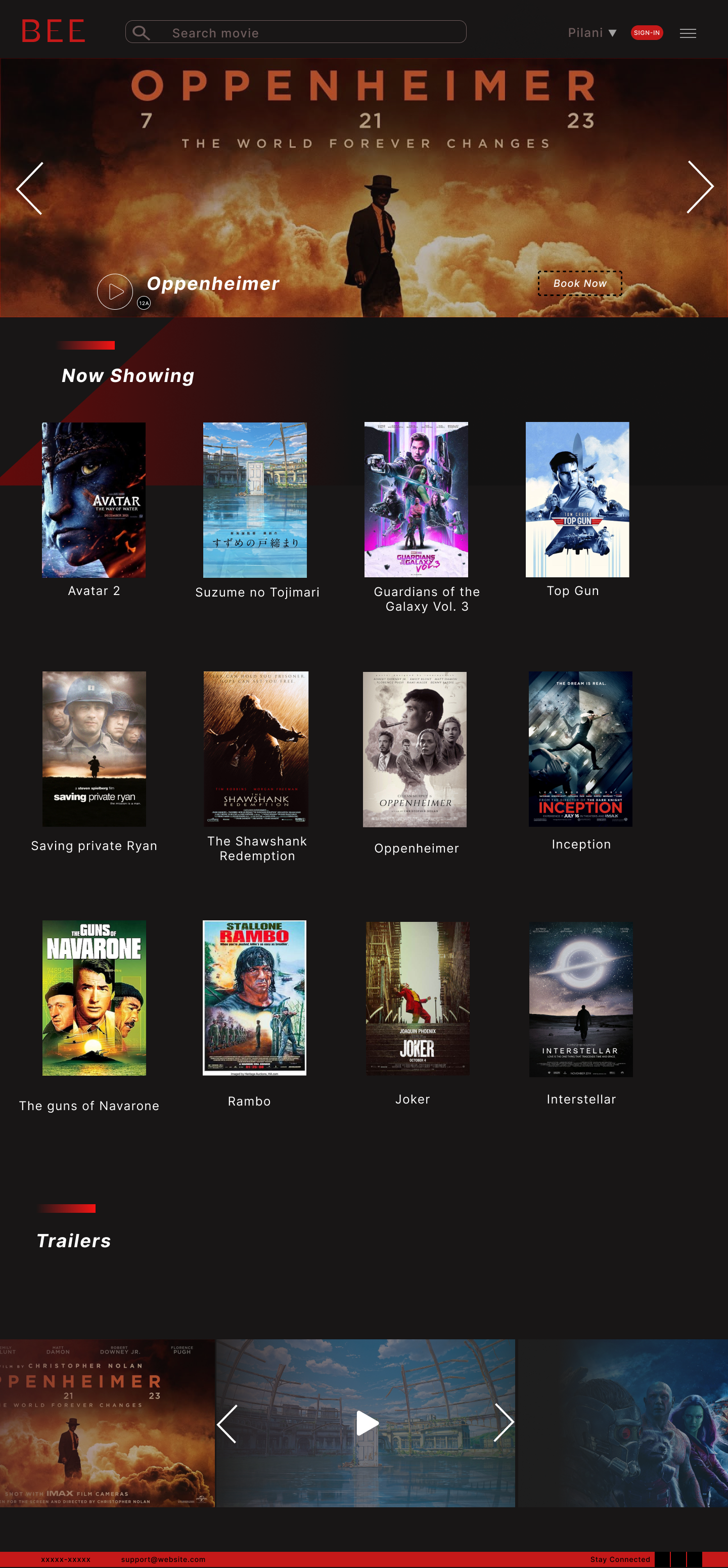 Browse thousands of Movie Booking images for design inspiration | Dribbble