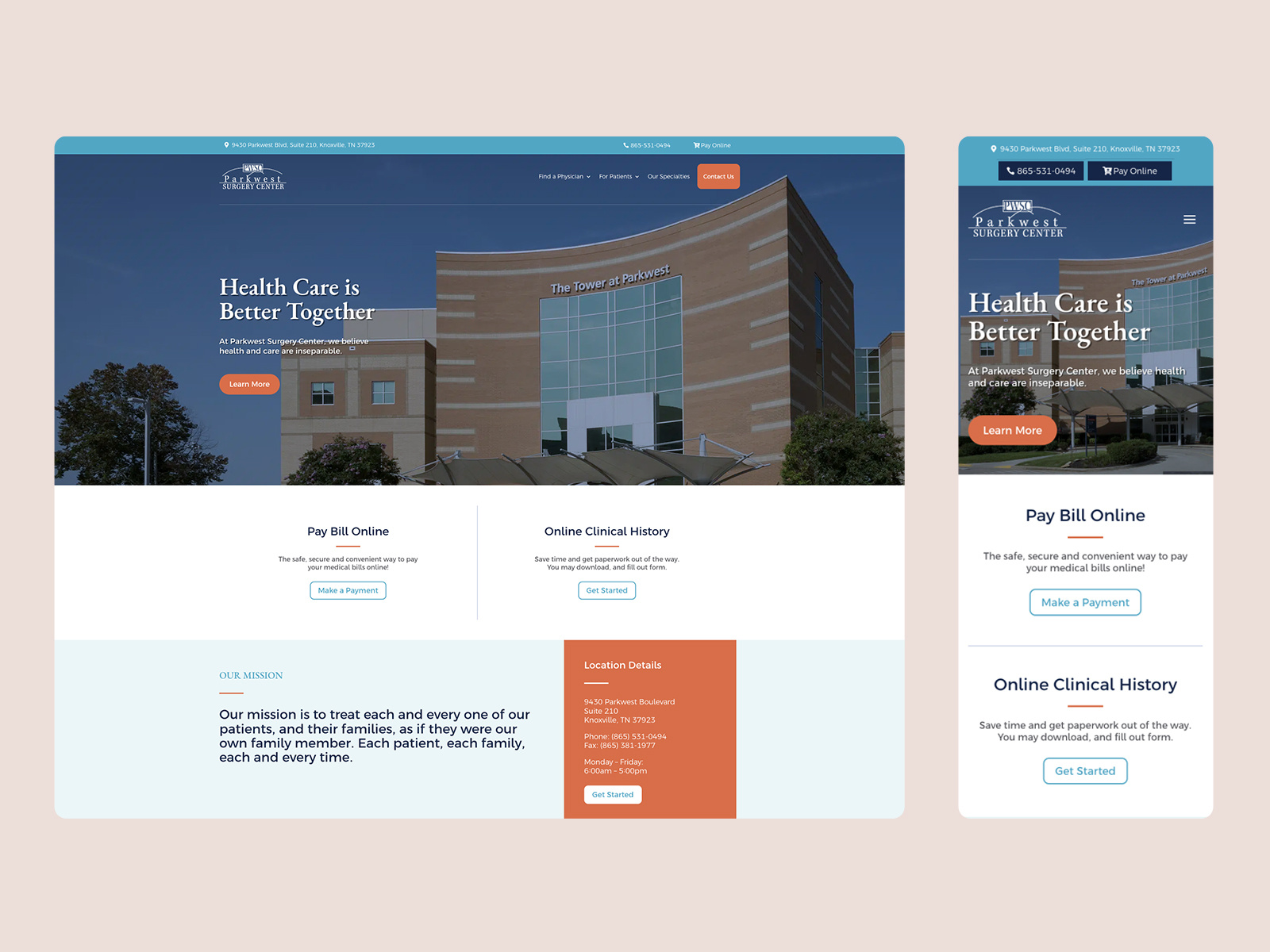 Modern Healthcare Website Design – Clean UI for Medical Services by ...