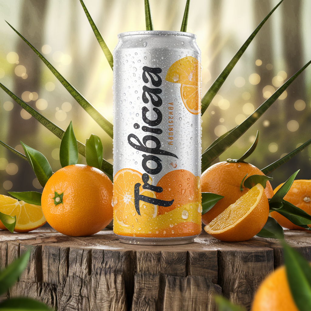 "Juice Can Packaging Design" by Md. Atiqur Rahman on Dribbble