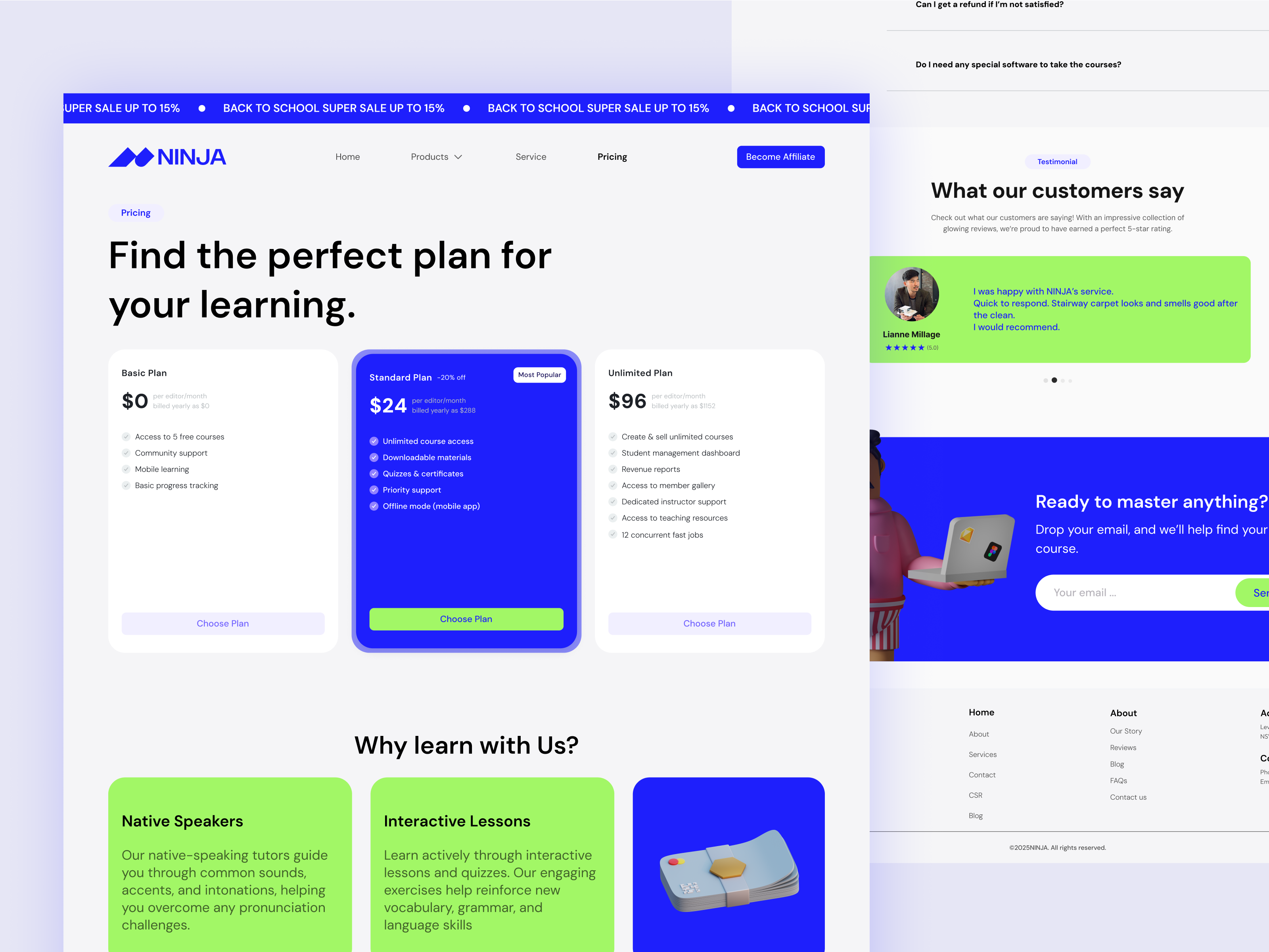Pricing Screen | UI Website Design by Capi Product for Capi Creative on ...