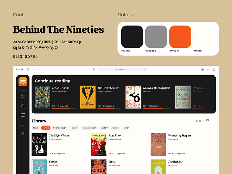 Reading Web App UI Design by Ronas IT | UI/UX Team on Dribbble