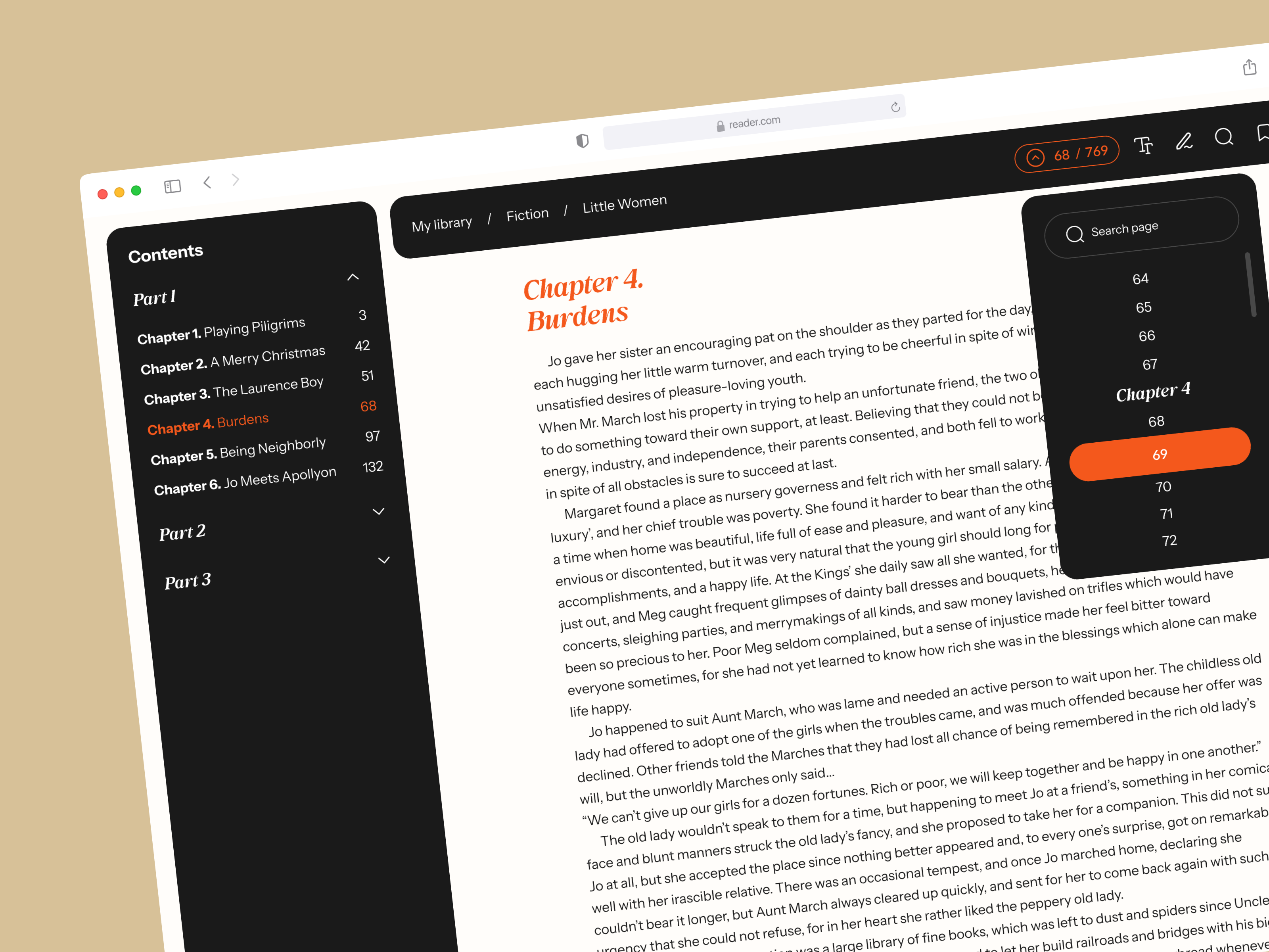 Reading Web App UI Design by Ronas IT | UI/UX Team on Dribbble