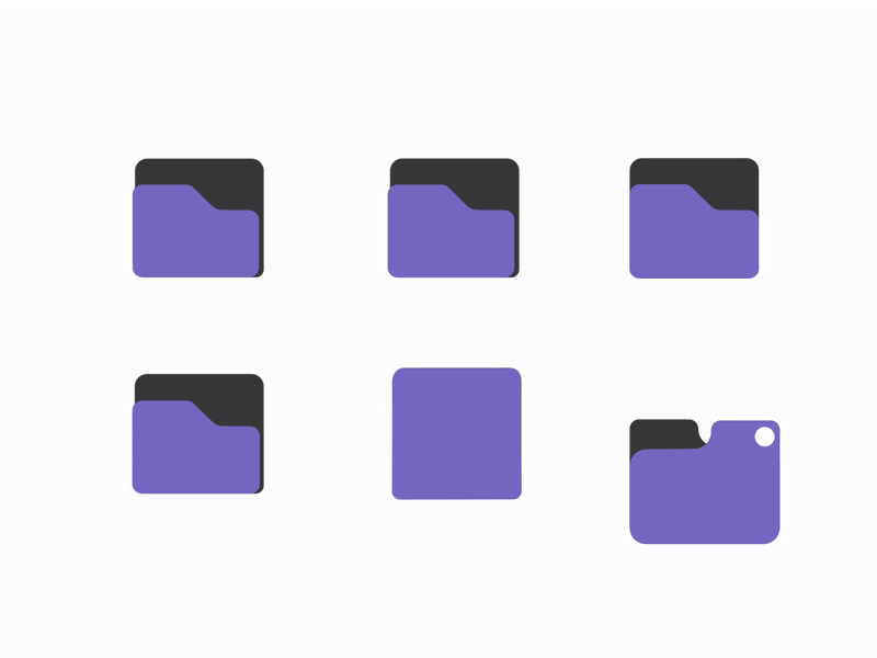 Folder animation by Zenfira S.A on Dribbble