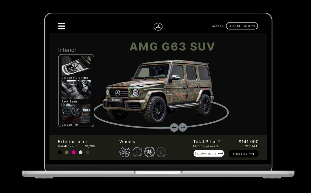 Mercedes-Benz AMG Configurator Experience (G63 & 53) by Stash Designs ...