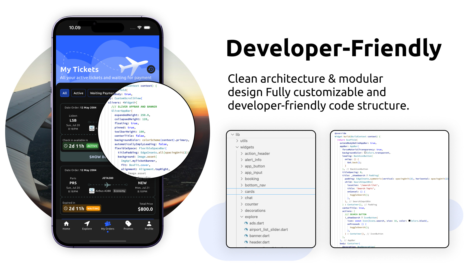 BookMyTix - Flutter Flight Booking App UI Kit by Ilham Meidi Brata on Dribbble