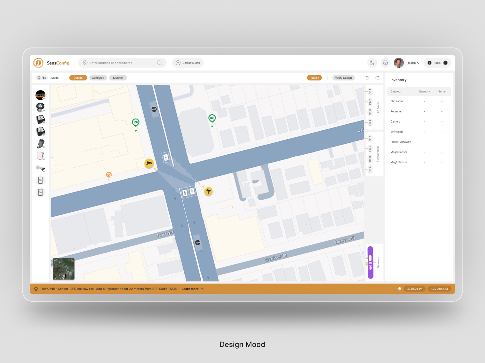 Traffic App - SensConfig by Dipu Paul on Dribbble