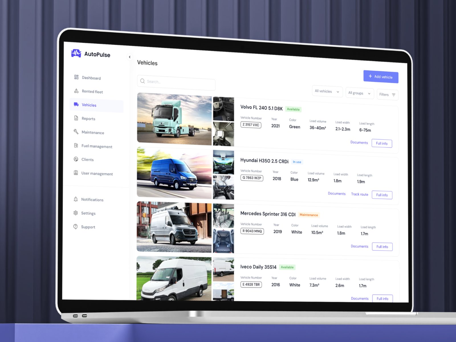 🚗 Fleet Management, Reimagined by Limeup Company on Dribbble