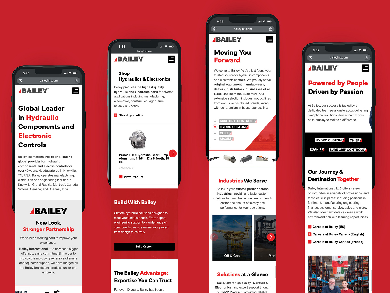 Bailey website by Enova Studio on Dribbble