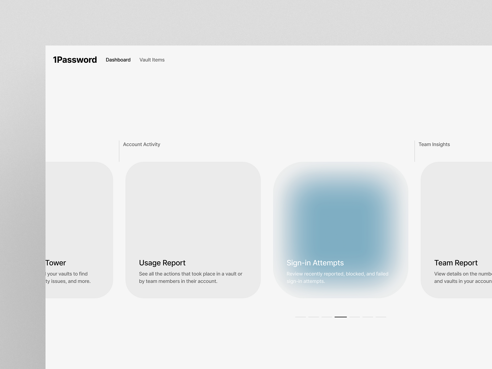 1Password Reports - Redesign Concept by Charles Postiaux on Dribbble