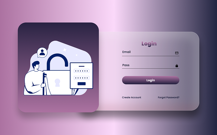 Clean Sign Up & Log In UI – Desktop Design by Divyanshi Choudhary on ...