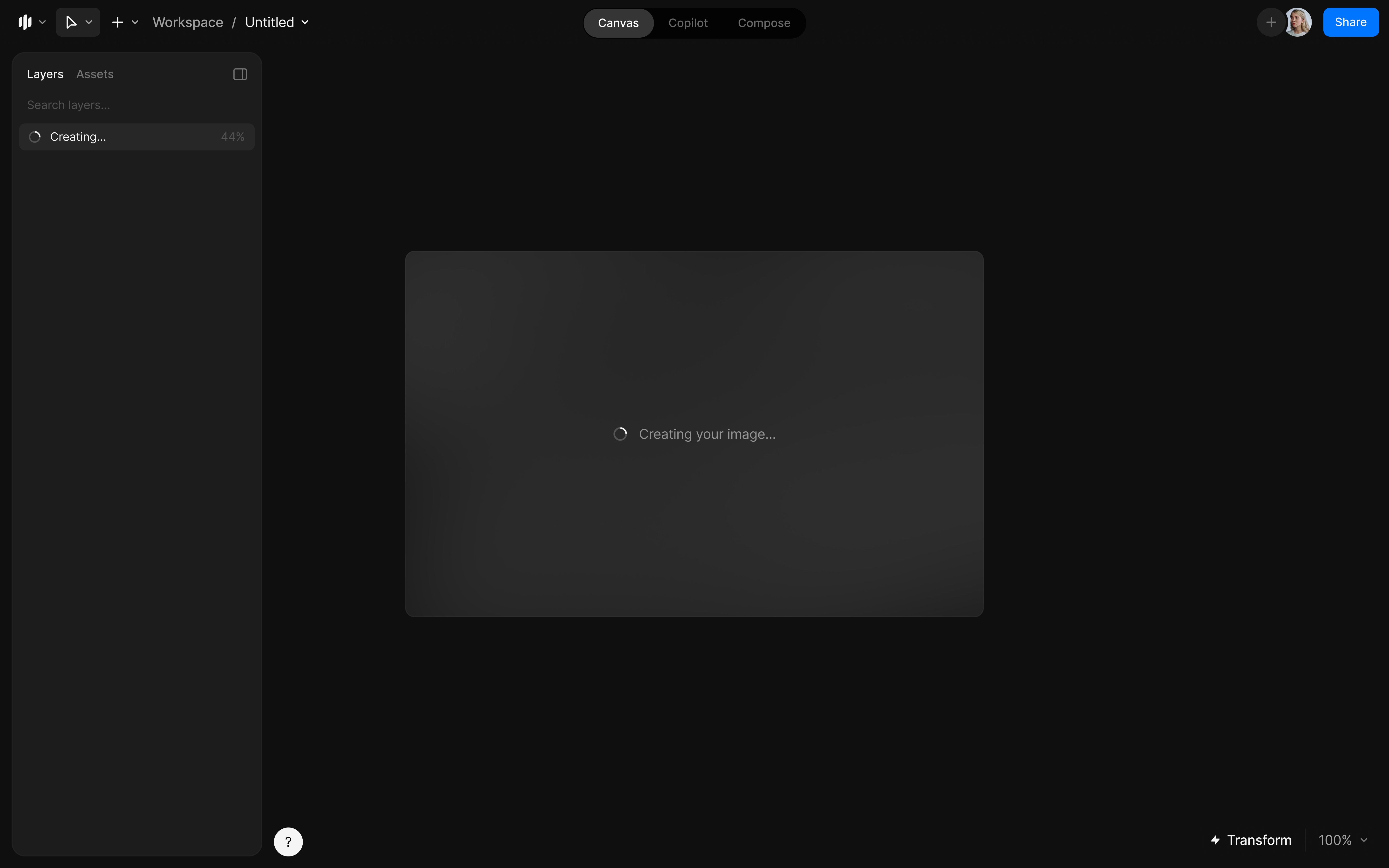 Generate on Canvas by Danilo Tanic on Dribbble