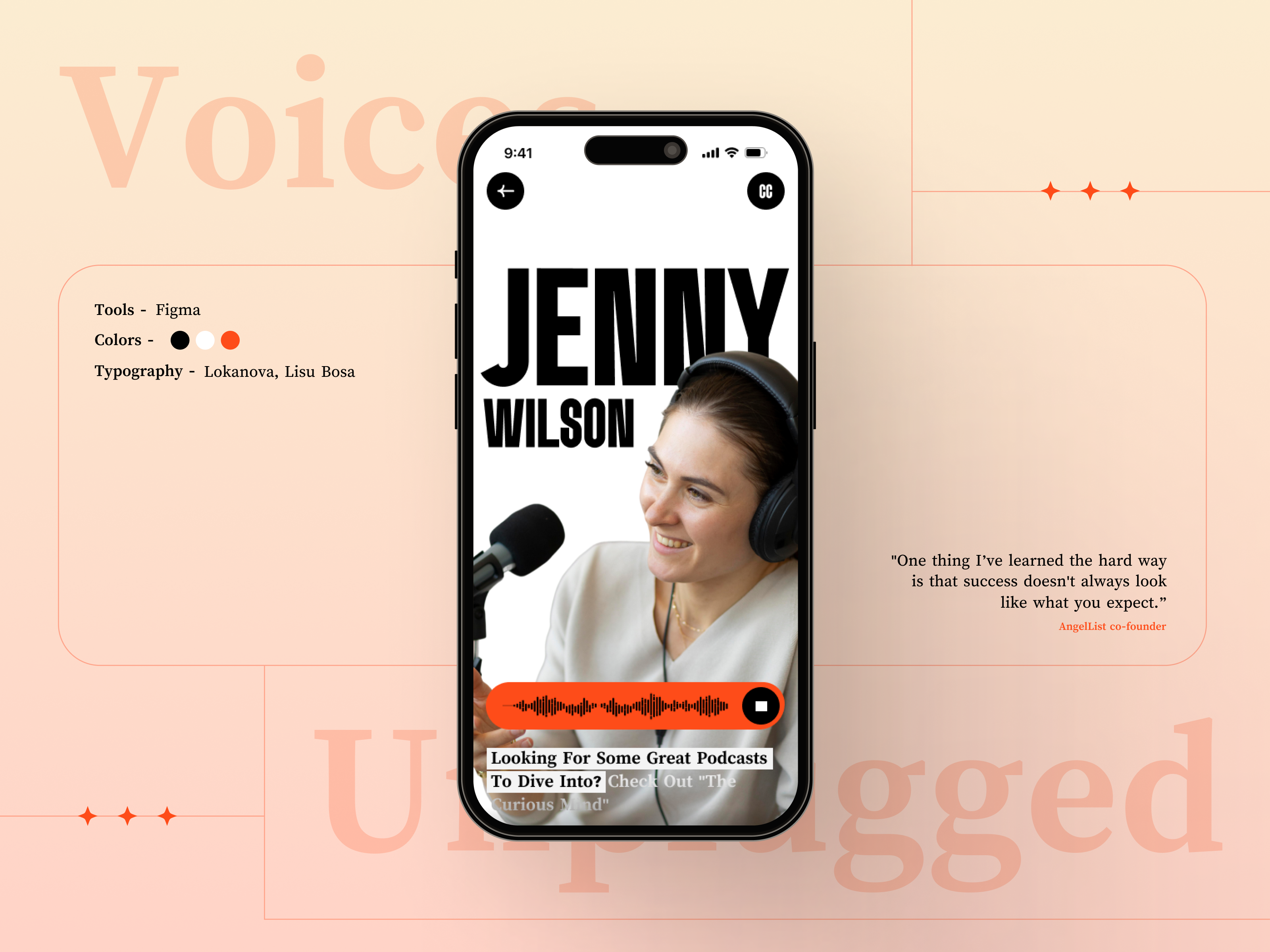 Podcasts, Reimagined Visually - App Design by Master Creationz -Global ...
