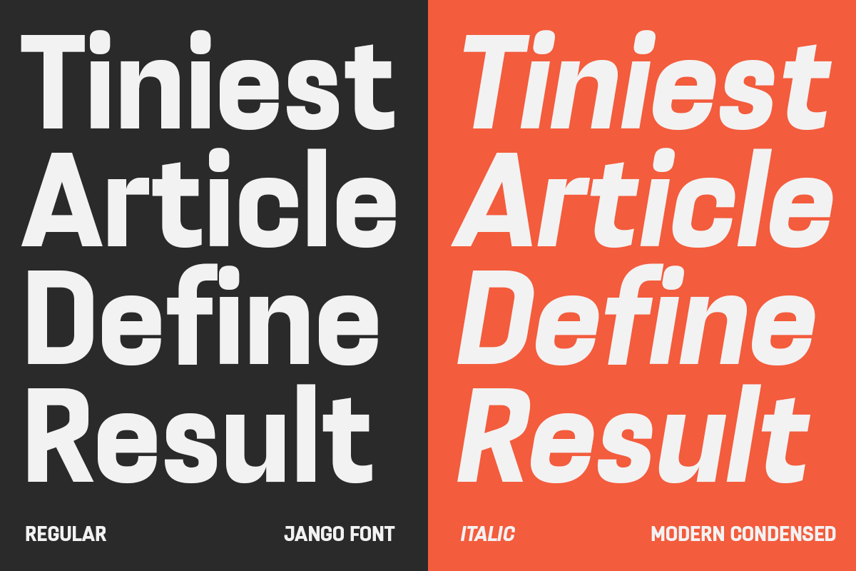 Jango - Bold Condensed Font for Modern Tech Branding 🚀 by Dareco Studio ...