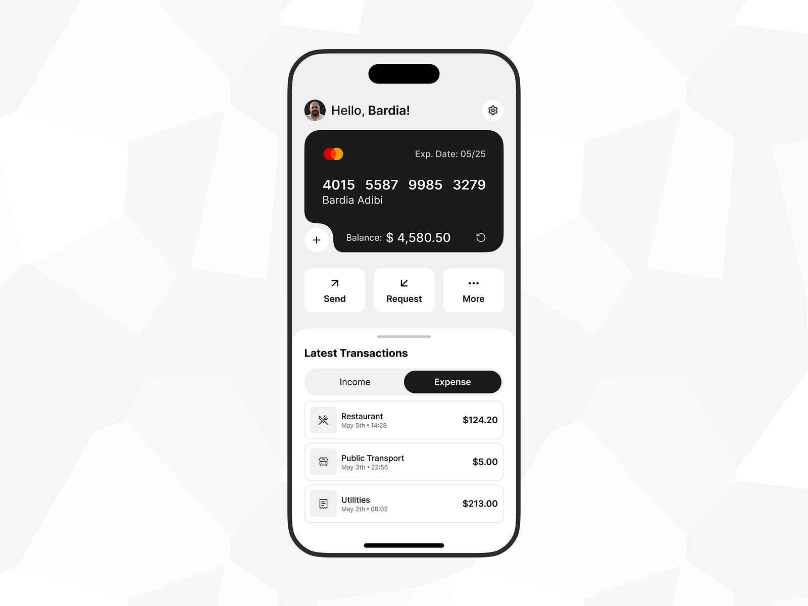 Digital Banking App Design (Bank App) by Bardia Adibi on Dribbble