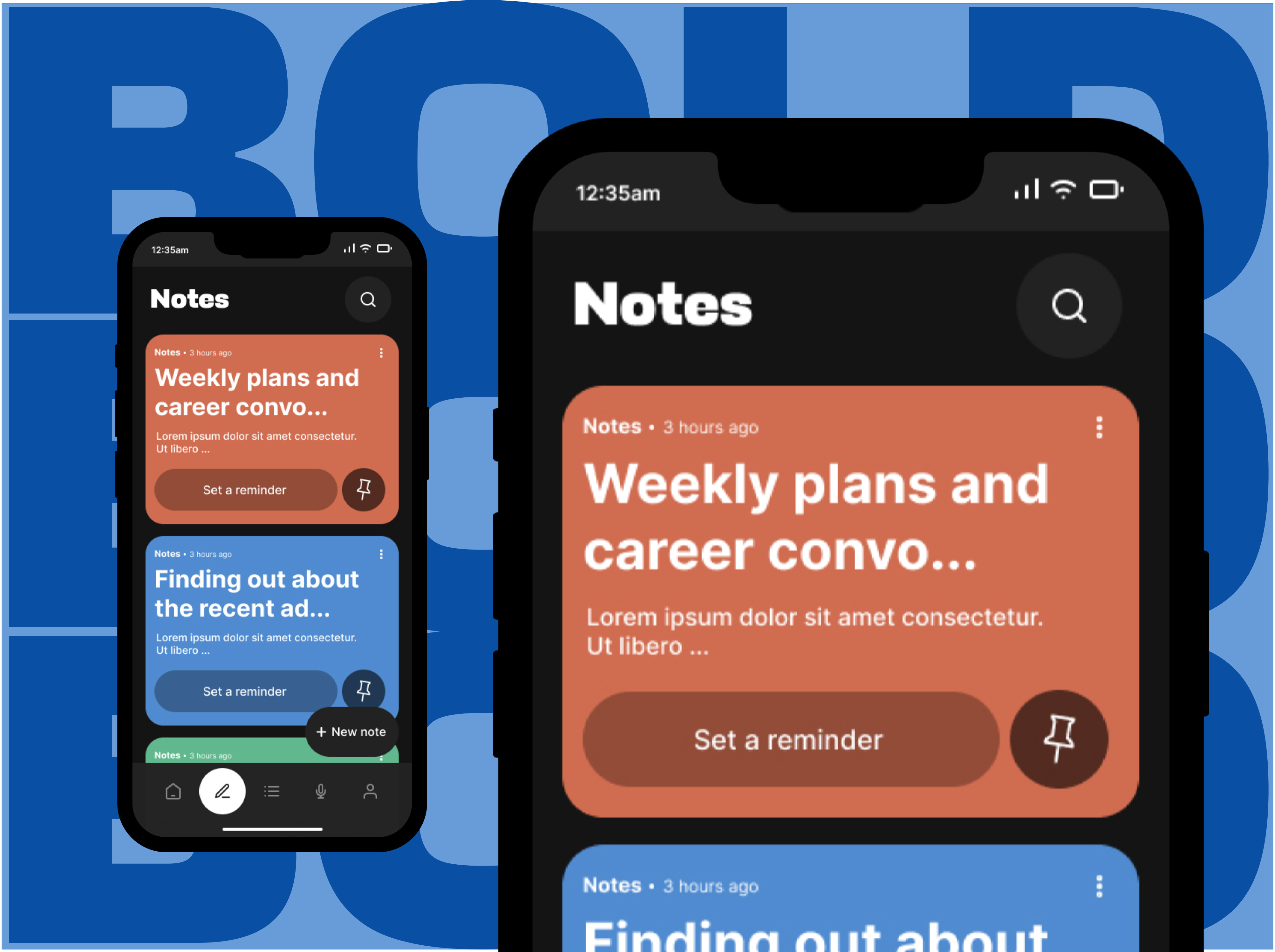 Minimalist Note-Taking App - BOLD NOTES APP by Kwame Fosu Ananing on ...