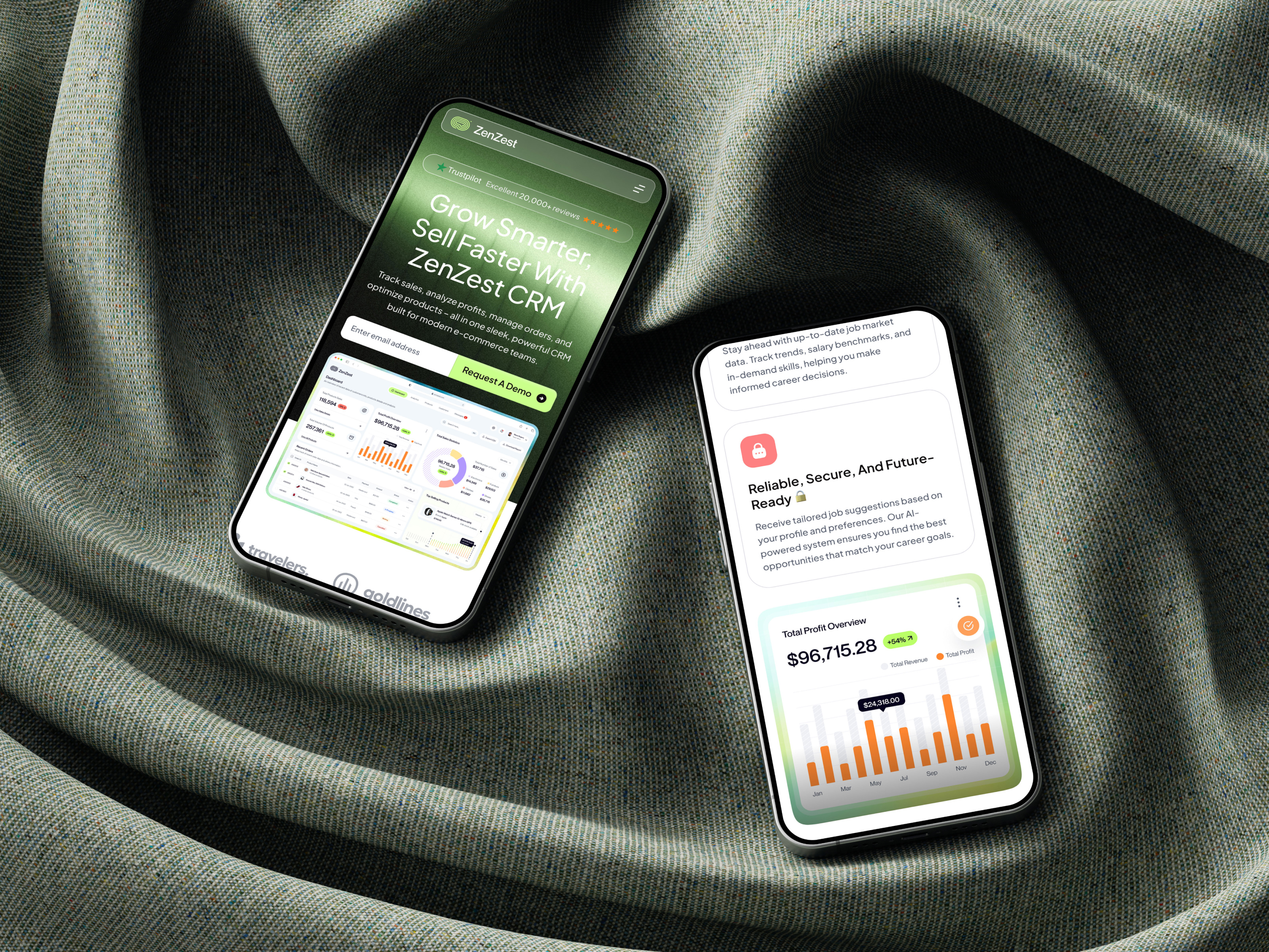 ZenZest – SaaS Product Landing Page Design by Tanvir Ahammed Tamim for Ufinity Studio on Dribbble