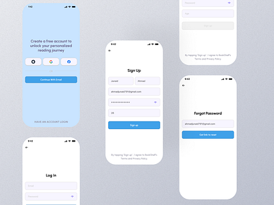 Account Creation Mobile App Ui by UI Ants on Dribbble