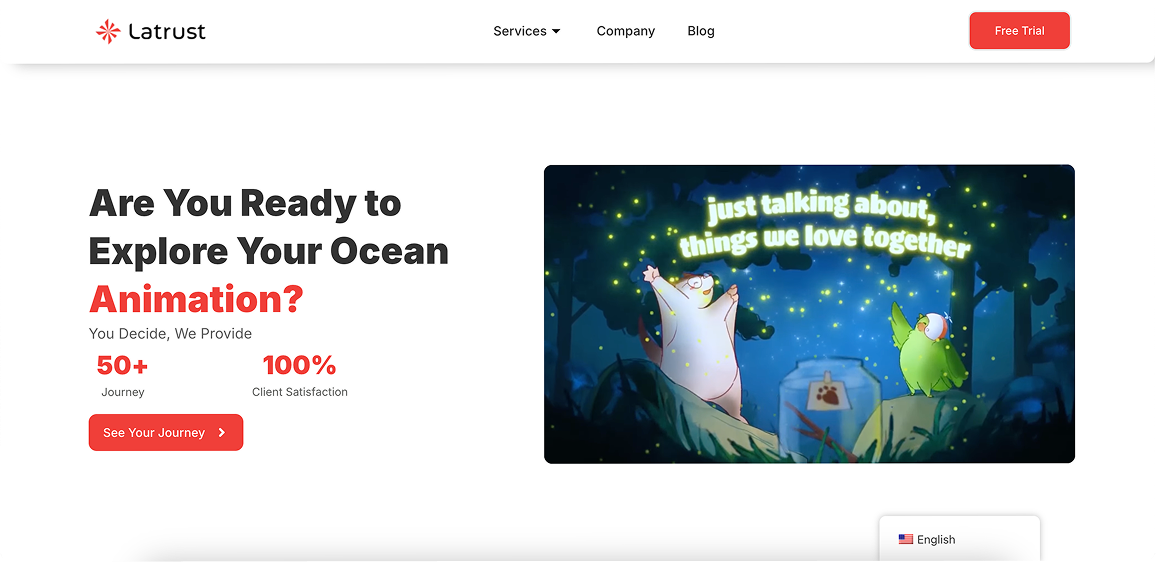 Animation Website Design by Hanif Muflih on Dribbble