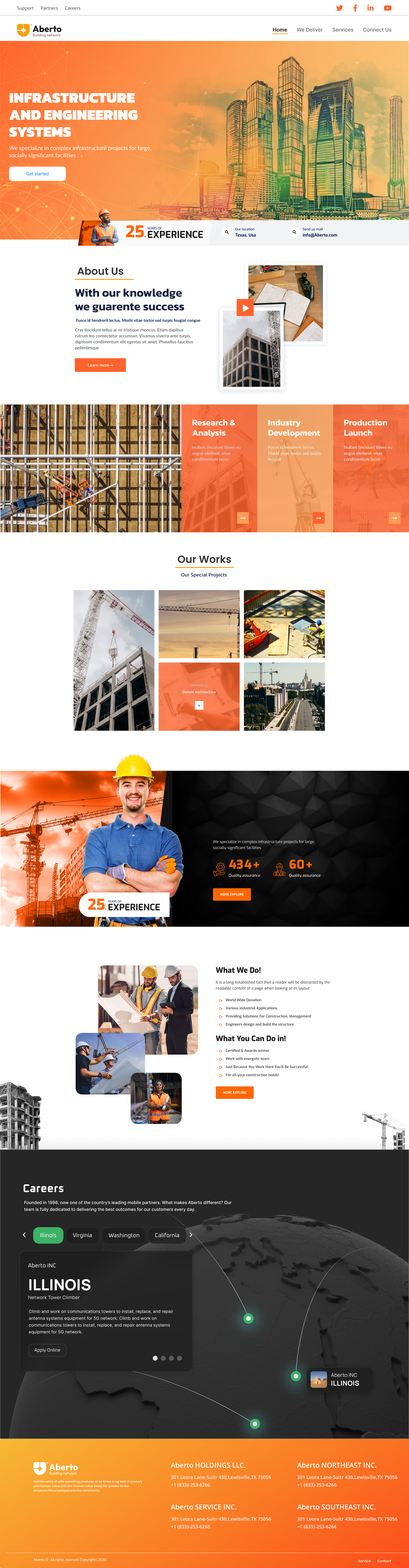 Construction & Engineering Systems – Web UI Design by Jacob Machado on Dribbble