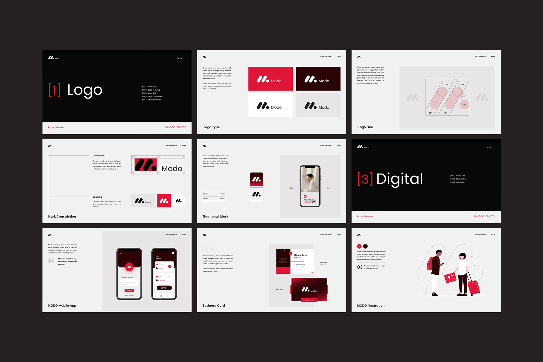 MODO - Essential Brand Identity Guidelines by Kreate-Tribe on Dribbble