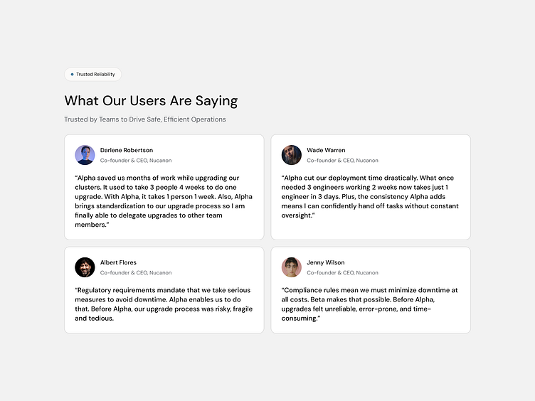 Testimonial Section - UI Concept by Mustafa Tahir on Dribbble