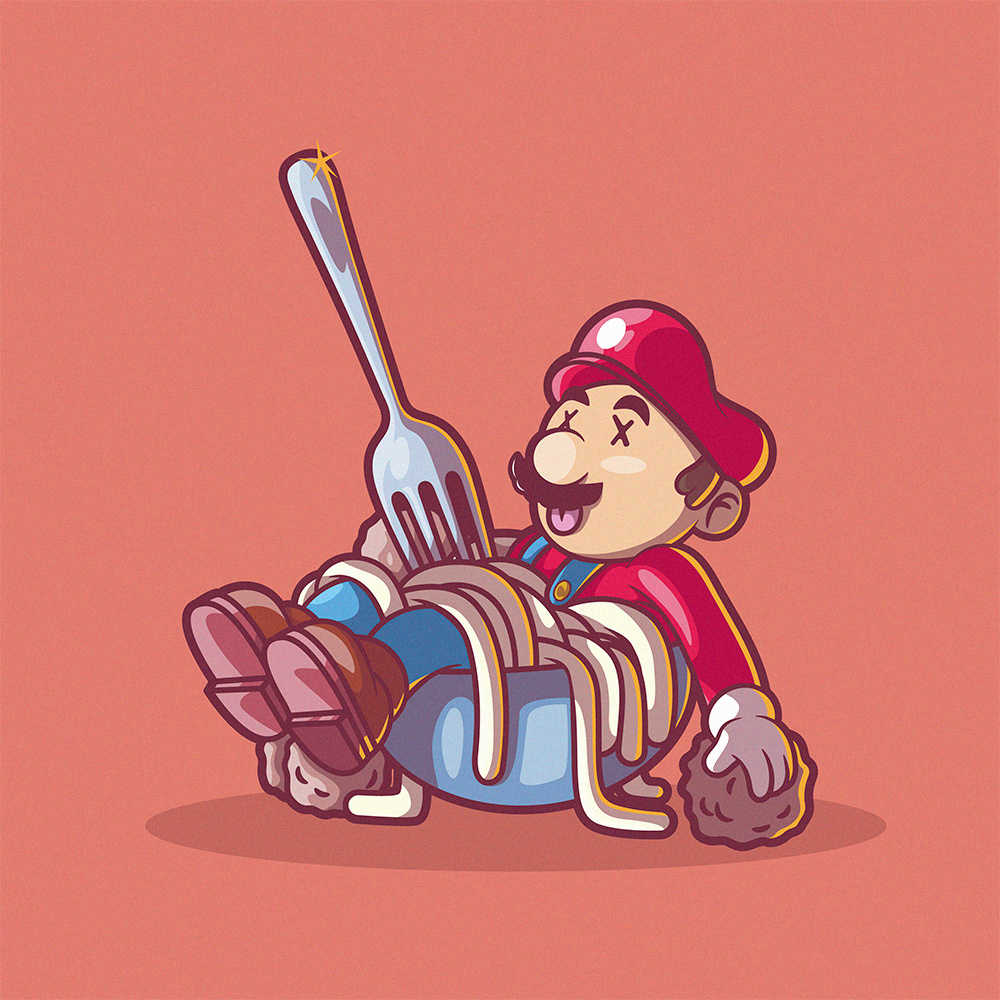 Dead Mario! by Pedro Fernandes on Dribbble
