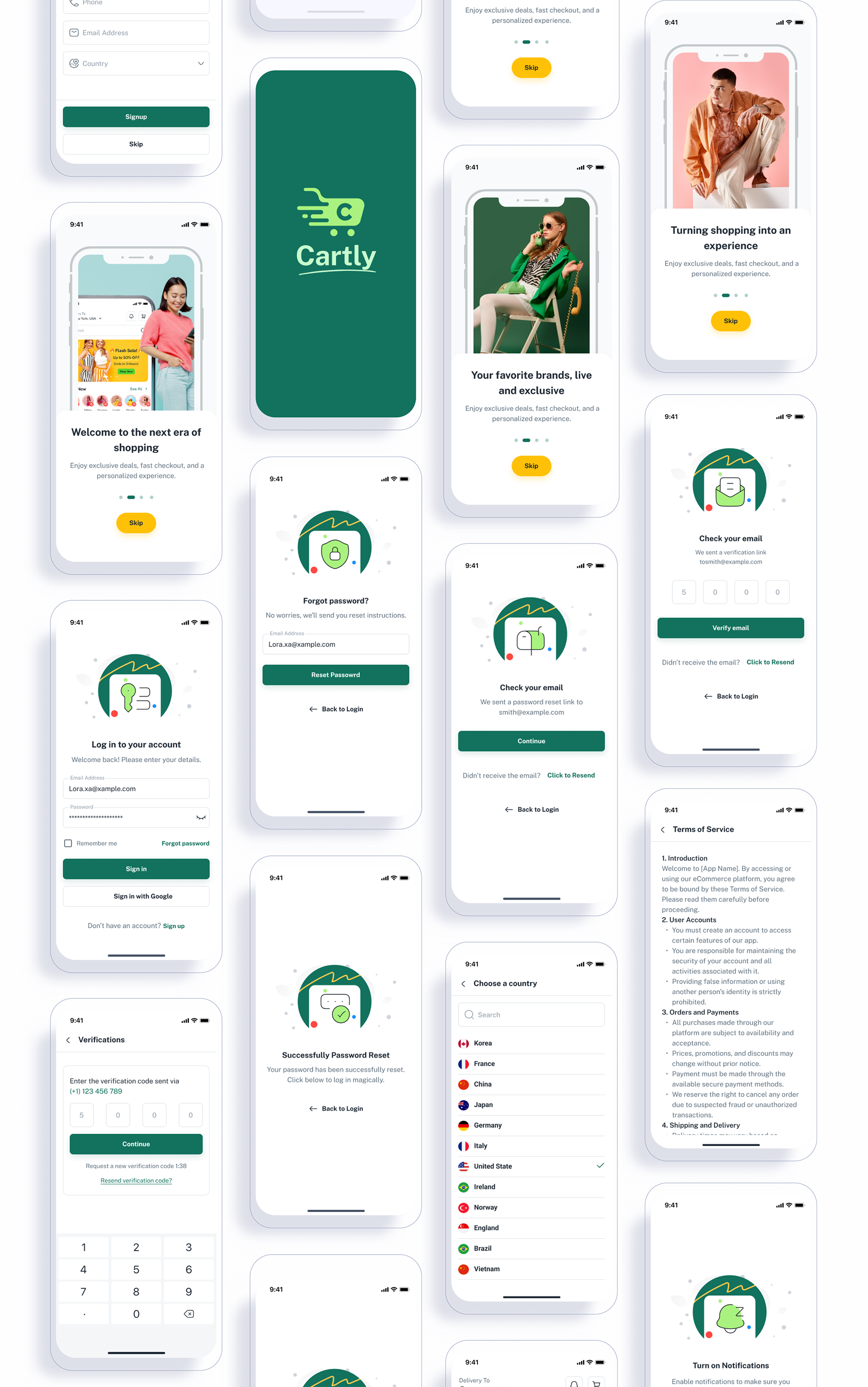 Cartly – Live Shopping Mobile App Figma UI Kits by Tauhid Hasan on Dribbble
