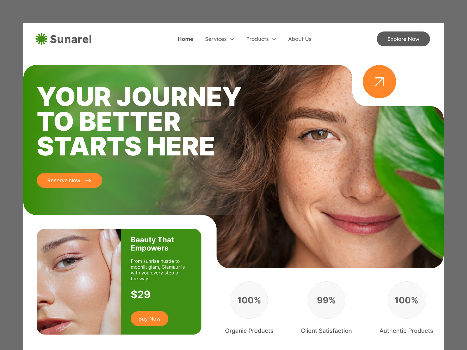 Wellness website UI design by Sazidur Rahman on Dribbble