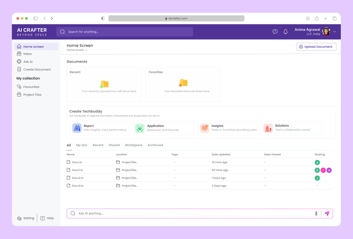 Smart Document Management | Web UI by Jacob Machado on Dribbble