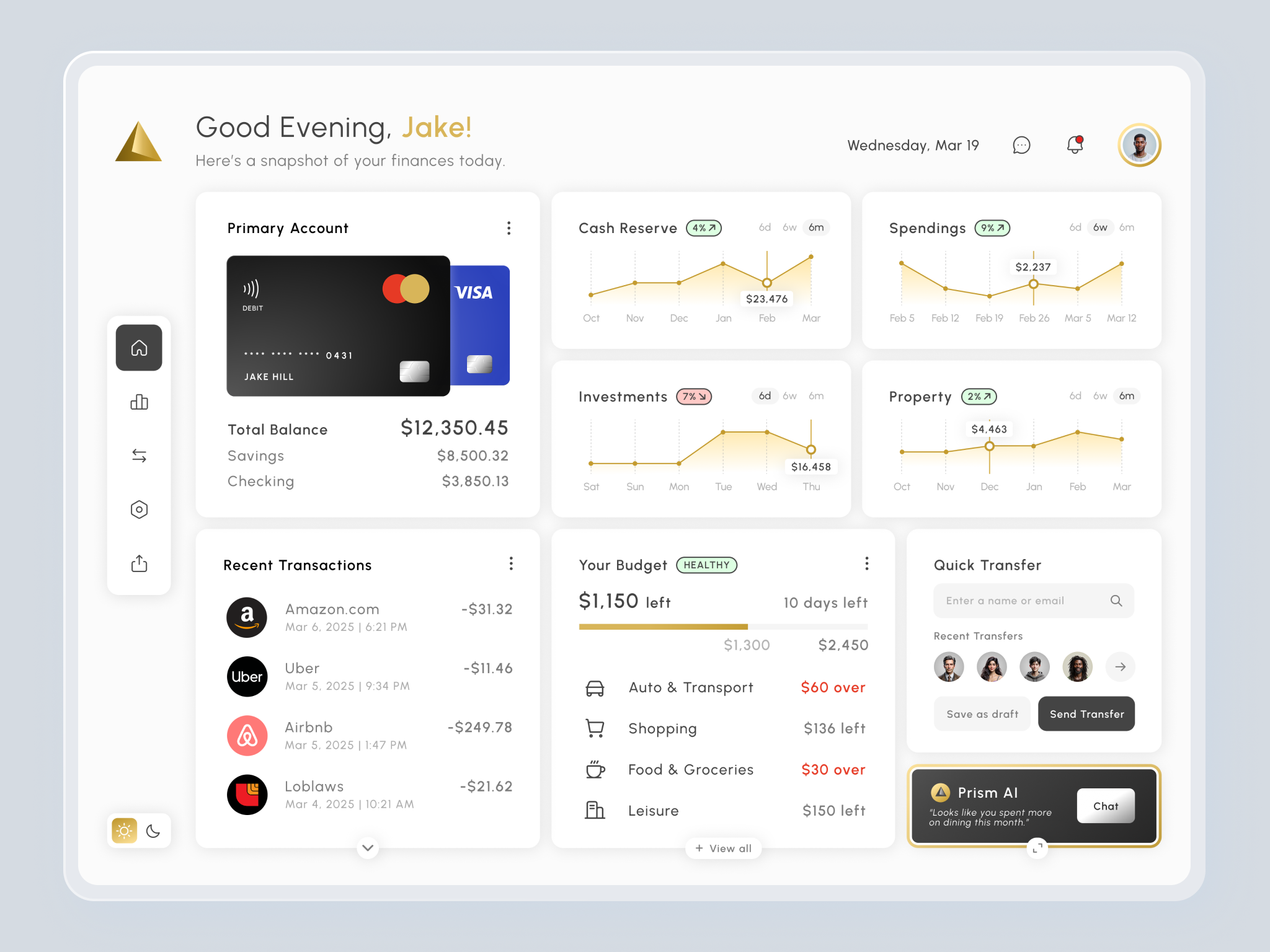 Browse thousands of Ai Credit Card Dashboard UI images for design ...