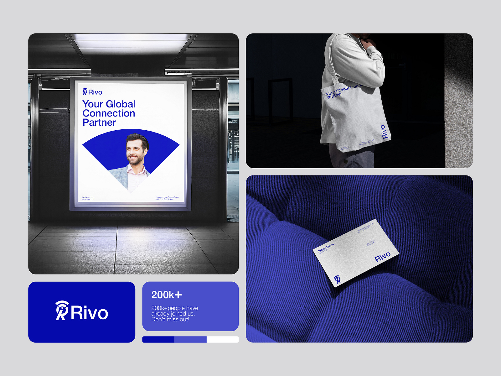 Visual Identity Design for Rivo by Eti Akter on Dribbble