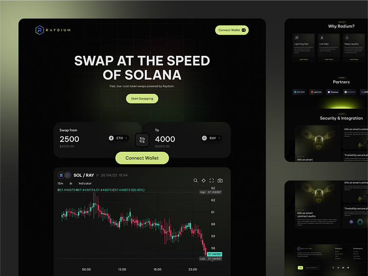 Swap landing page by Sk Tahsin Ahmed on Dribbble