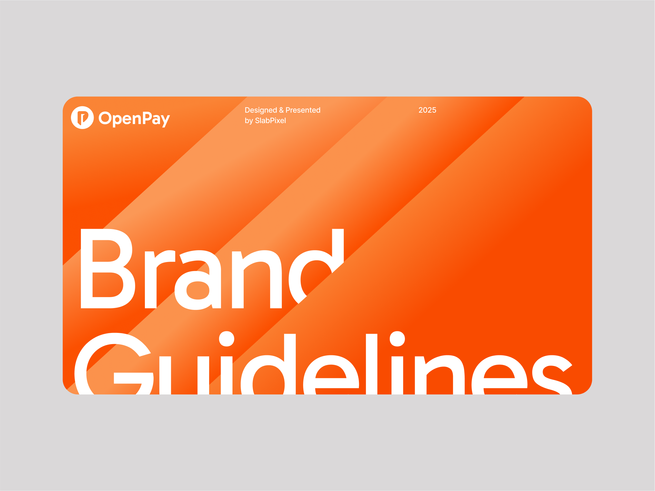 OpenPay : Digital Bank - Brand Guidelines by SlabPixel Designer for ...