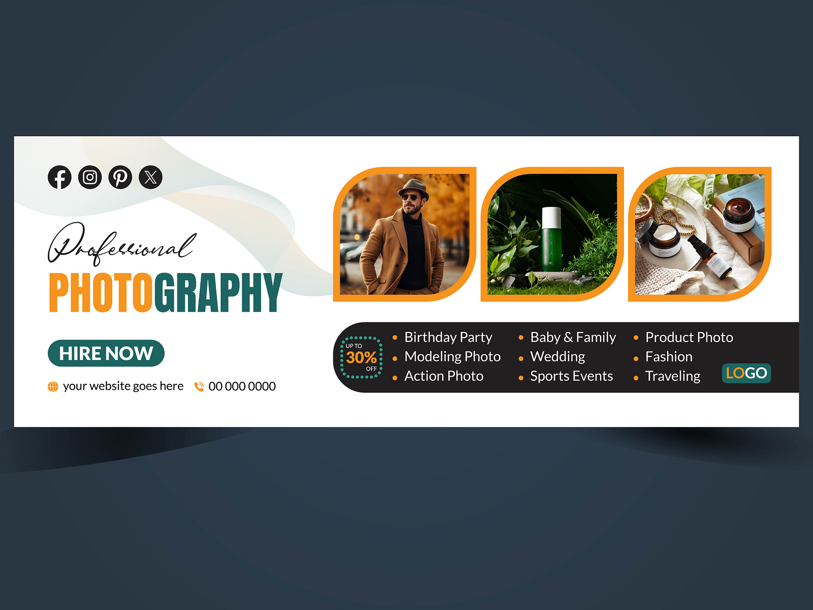Photography Facebook Cover Design by Fatama Begum on Dribbble
