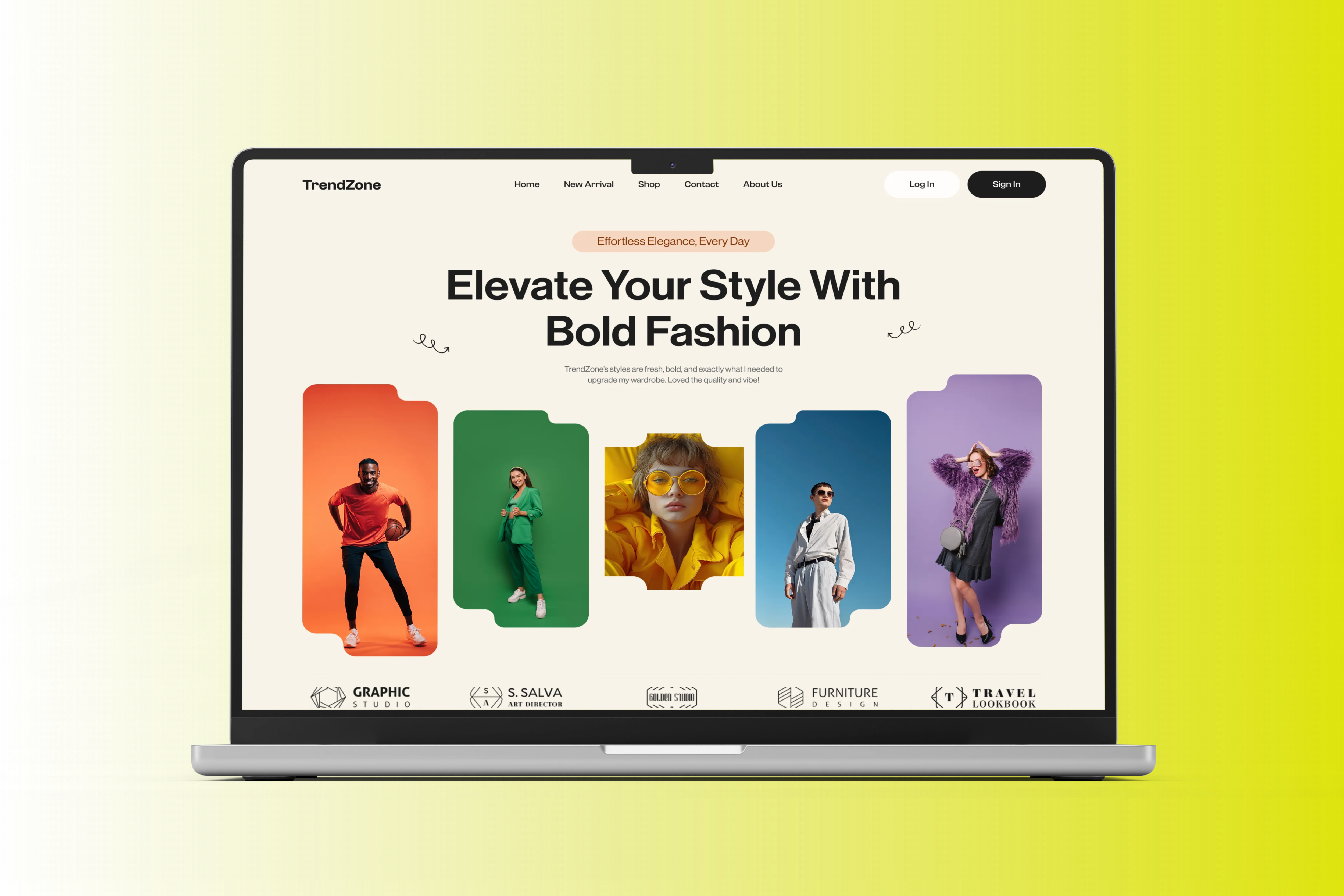 Bold Fashion eCommerce Landing Page UI by Wakia Tun Nur Nisha on Dribbble
