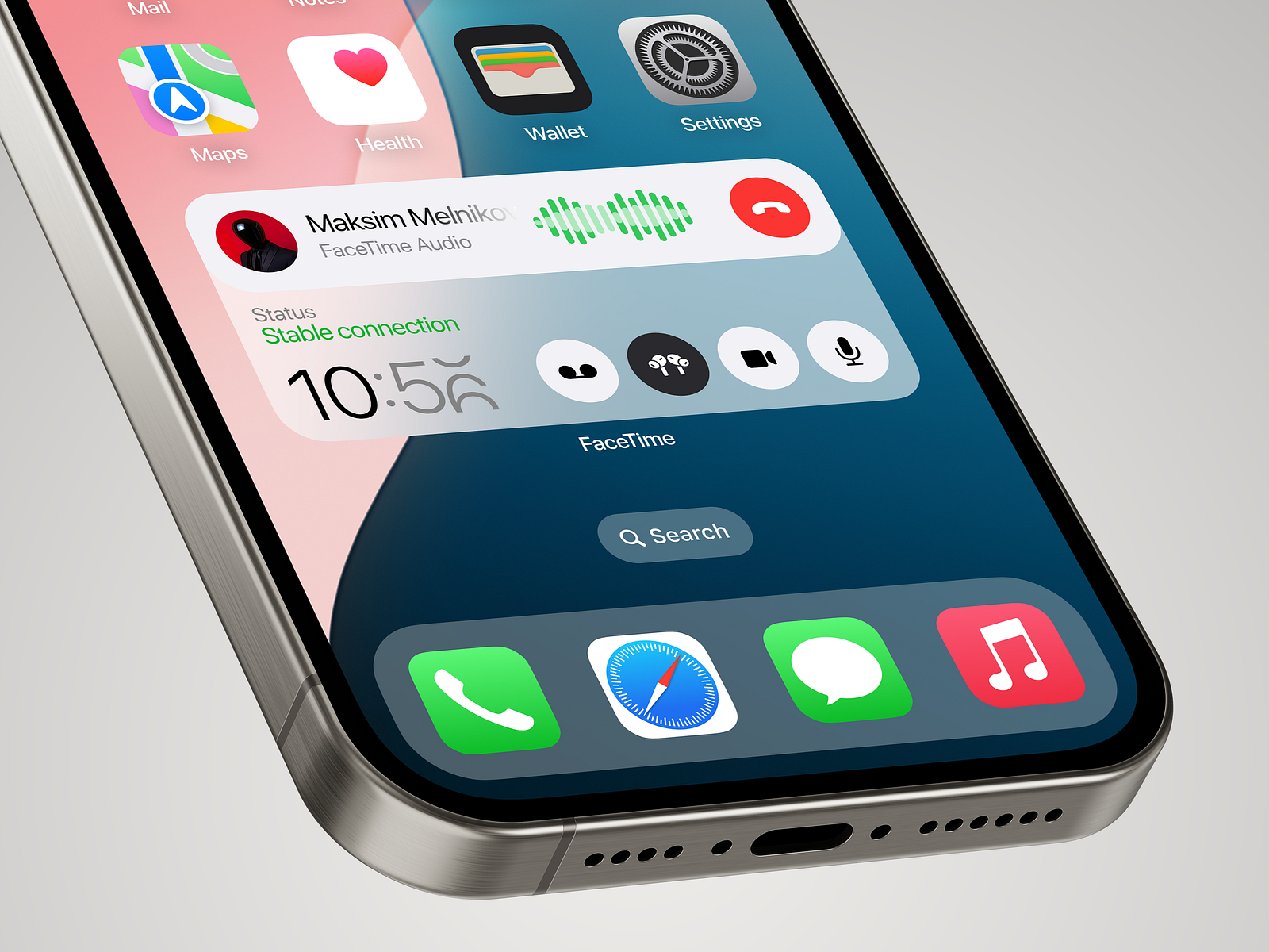 Call Widget Concept | iOS by Maxim on Dribbble