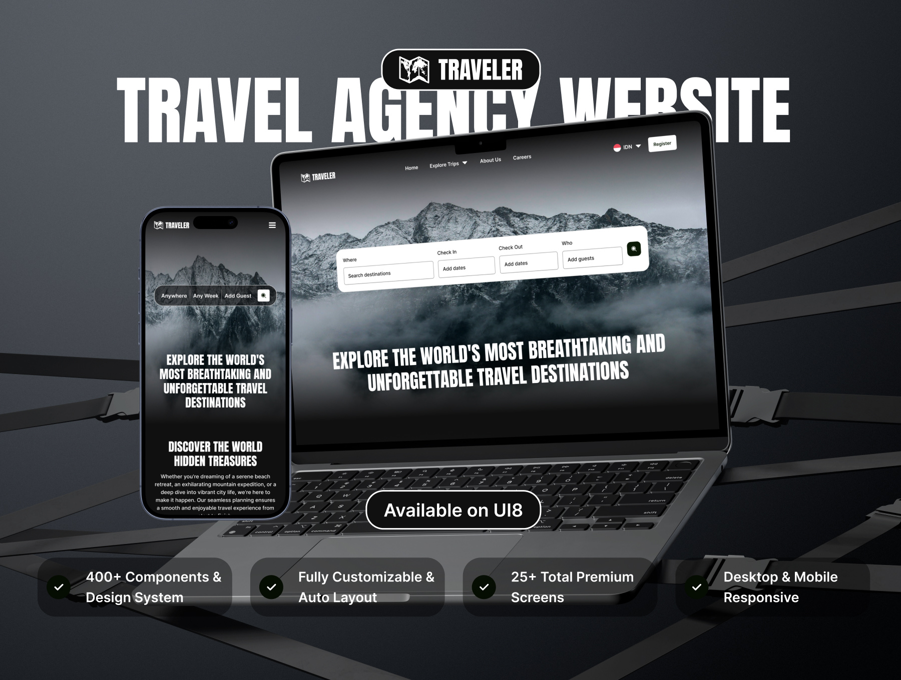 Traveler UI Kit - Travel Booking Website (Booking Detail Page) by Robbi ...